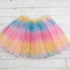 Bottoms | Nwt Pastel Rainbow Sparkle Star Tutu | Poshmark